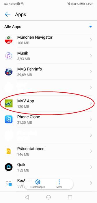 MVV-APP - FAQ | MVV