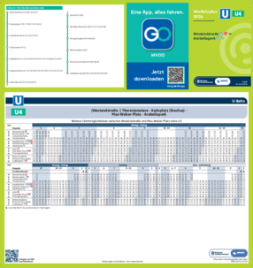 Minifahrpläne | MVV