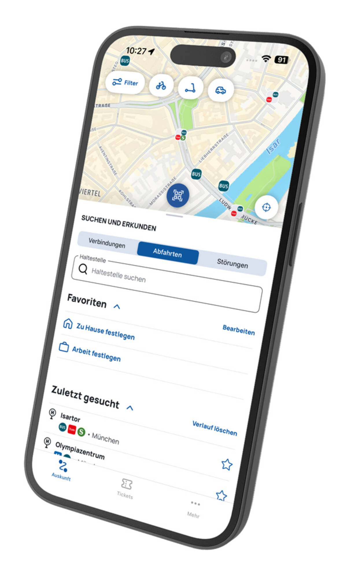 Apps im VerkehrsVerbund | MVV